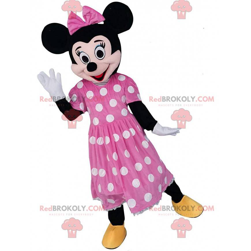 Minnie Mouse-mascotte, de beroemde Disney-muis