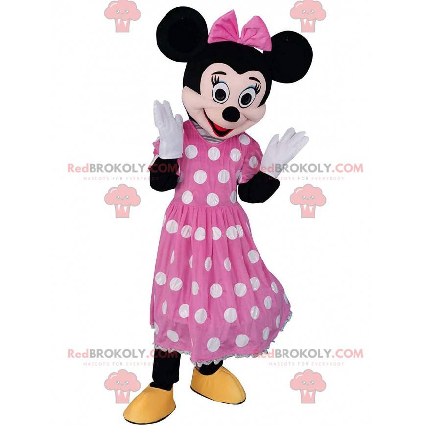Minnie Mouse-mascotte, de beroemde Disney-muis