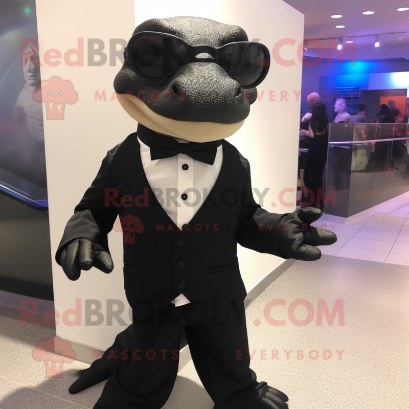 Komodo Dragon mascot costume character dressed with a Tuxedo and ...