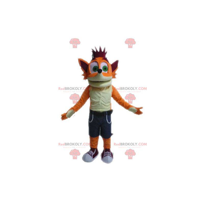 Famosa mascote do videogame Crash Bandicoot Fox