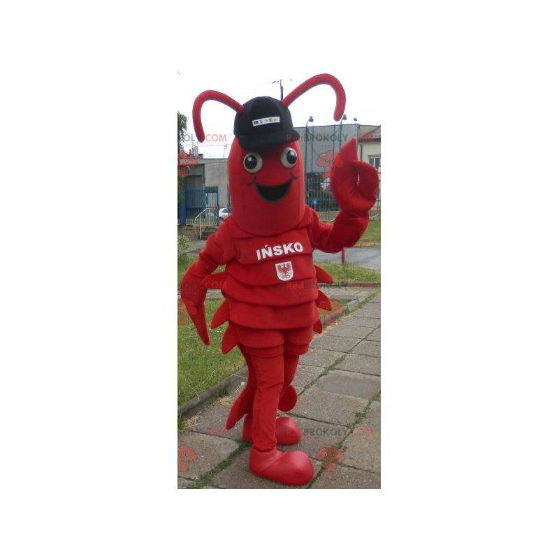 Mascote da lagosta. Mascote gigante do lagostim