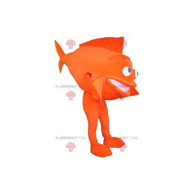 Giant orange fish mascot - Animal Mascots