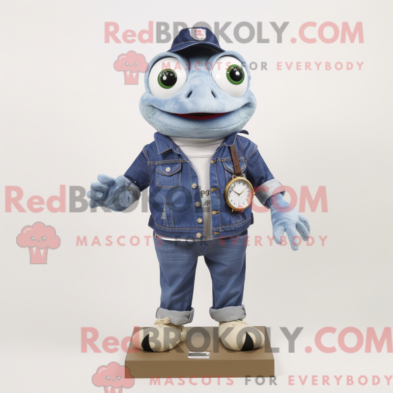 Green frog mascot, green toad costume - Forest Sizes L (175-180CM)