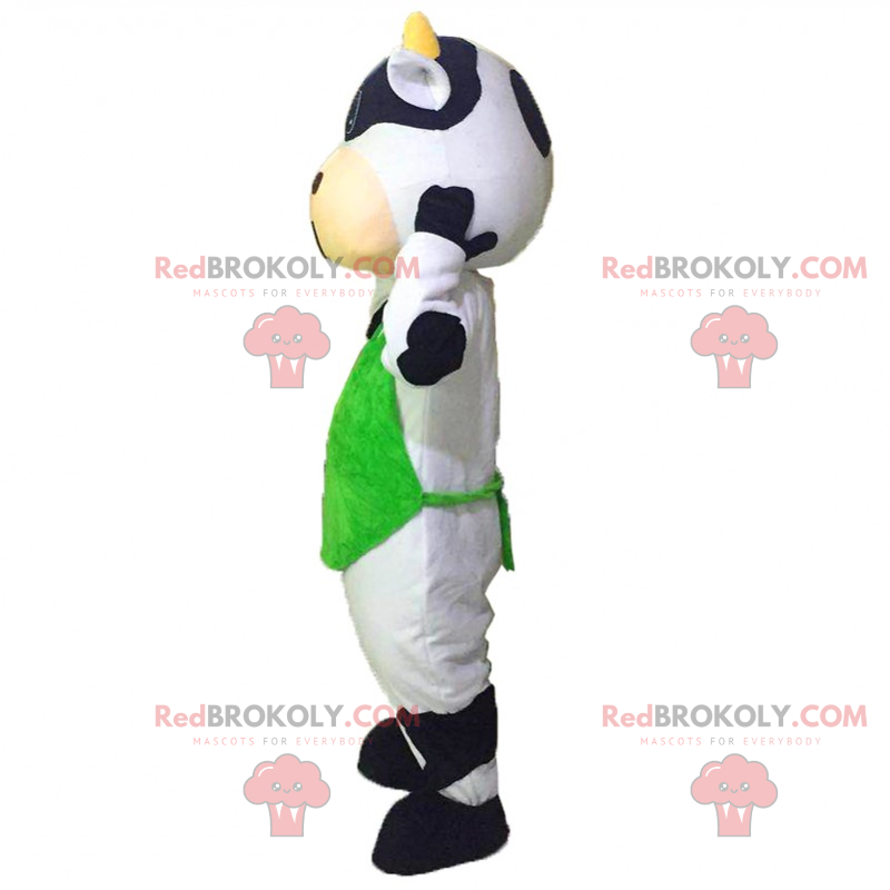 Cow mascot with apron - Farm animals