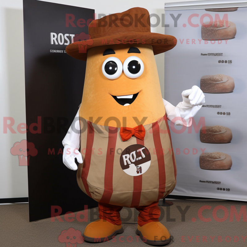 Mascot character of a Rust Potato dressed with a Dress Shirt and Hat ...