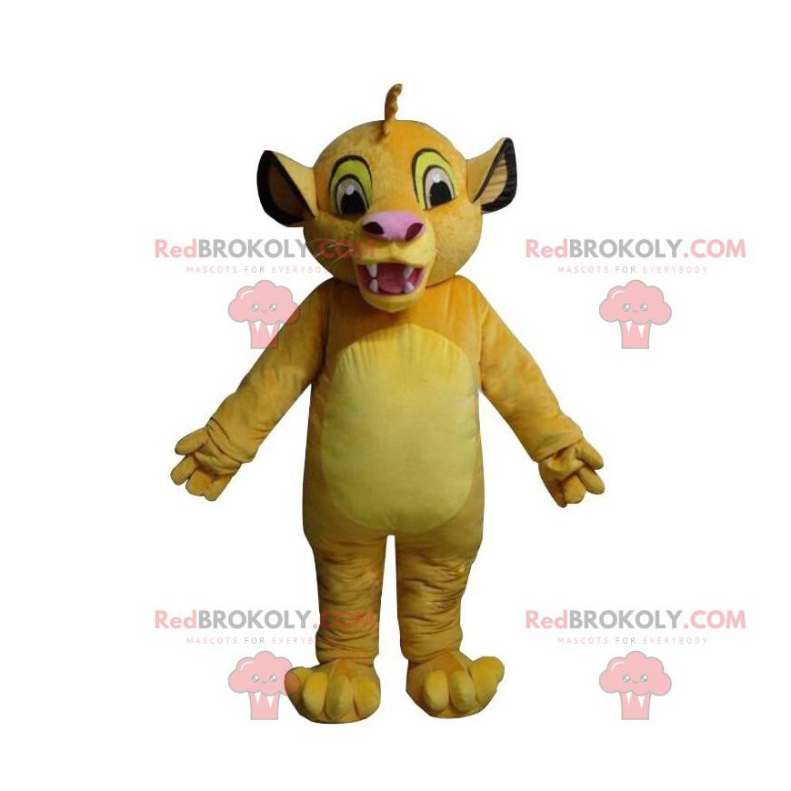 Mascot Simba, el rey león. Traje de Simba, Nala