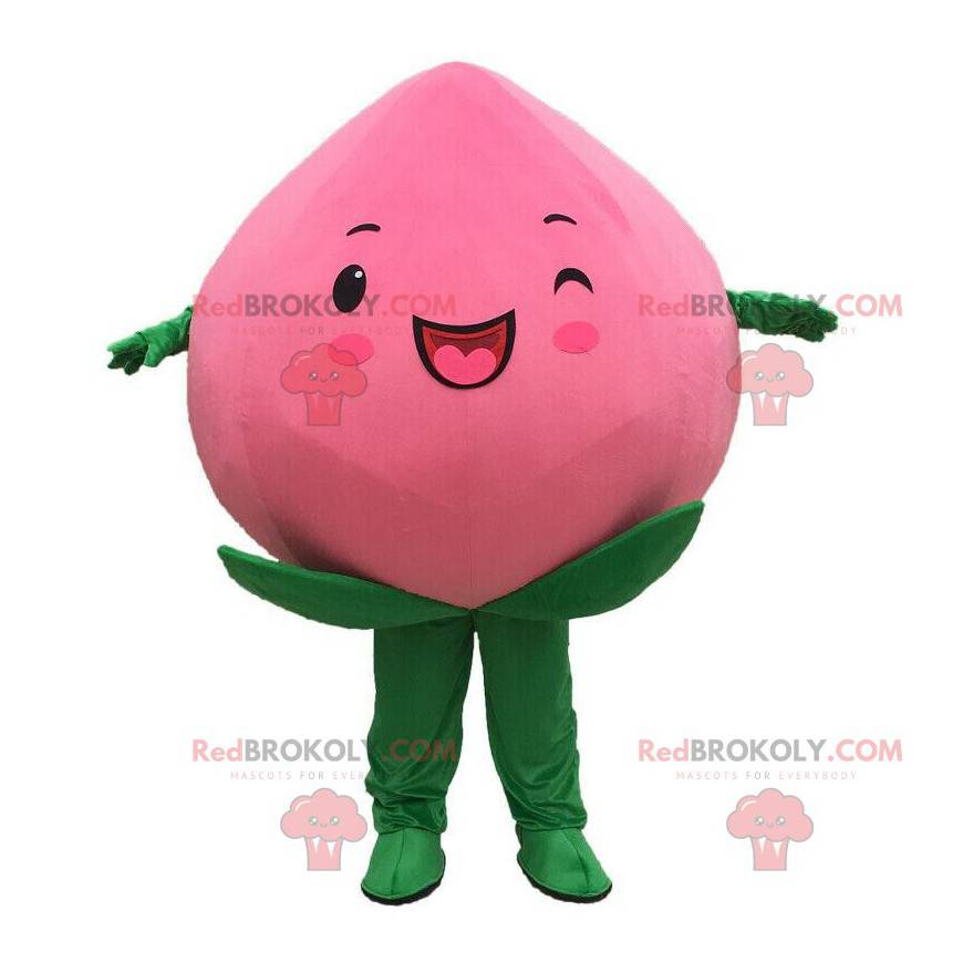 Lotus flower mascot, lotus button, flower