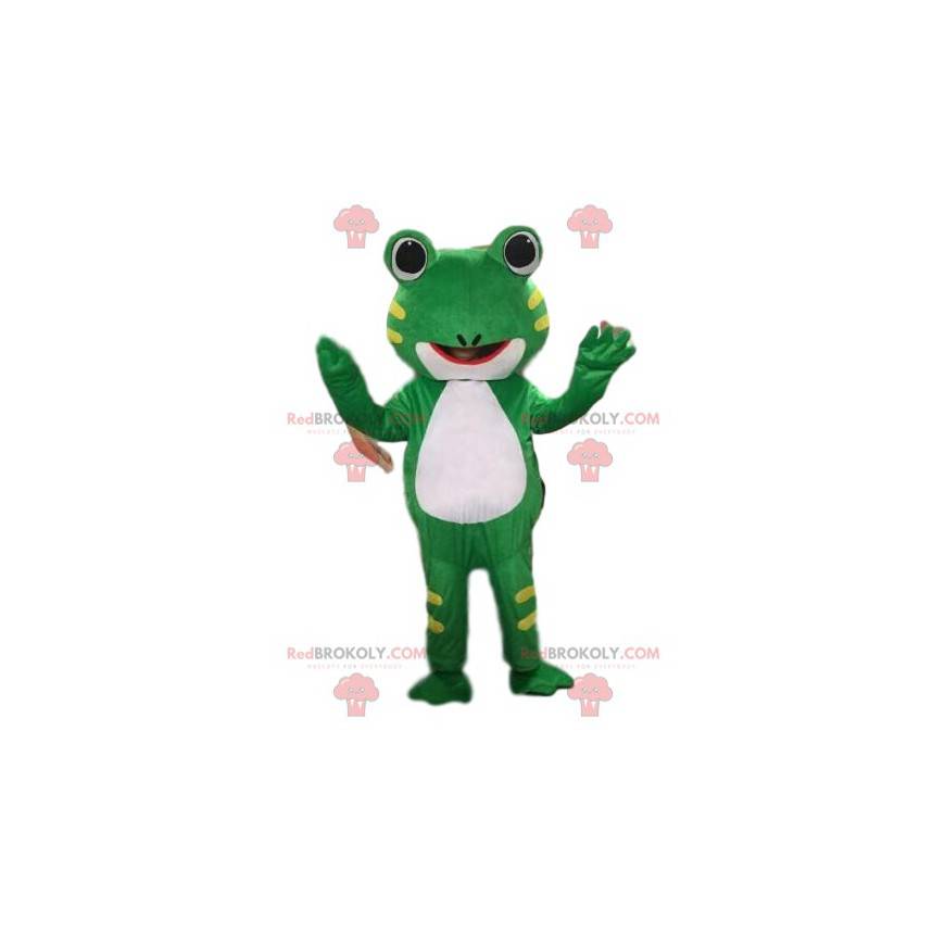 Frog mascot, toad costume, giant frog - Forest