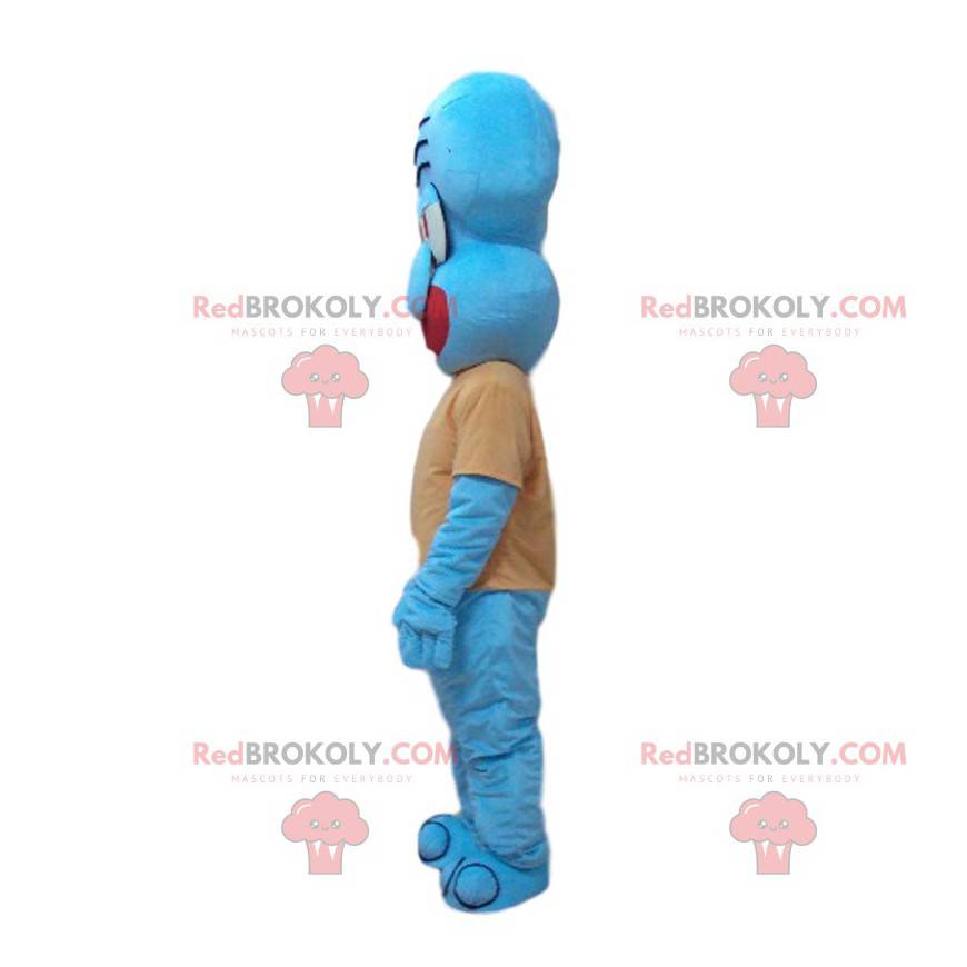 Mascot Carlo Tentacle, grumpy squid in SpongeBob Sizes L (175-180CM)